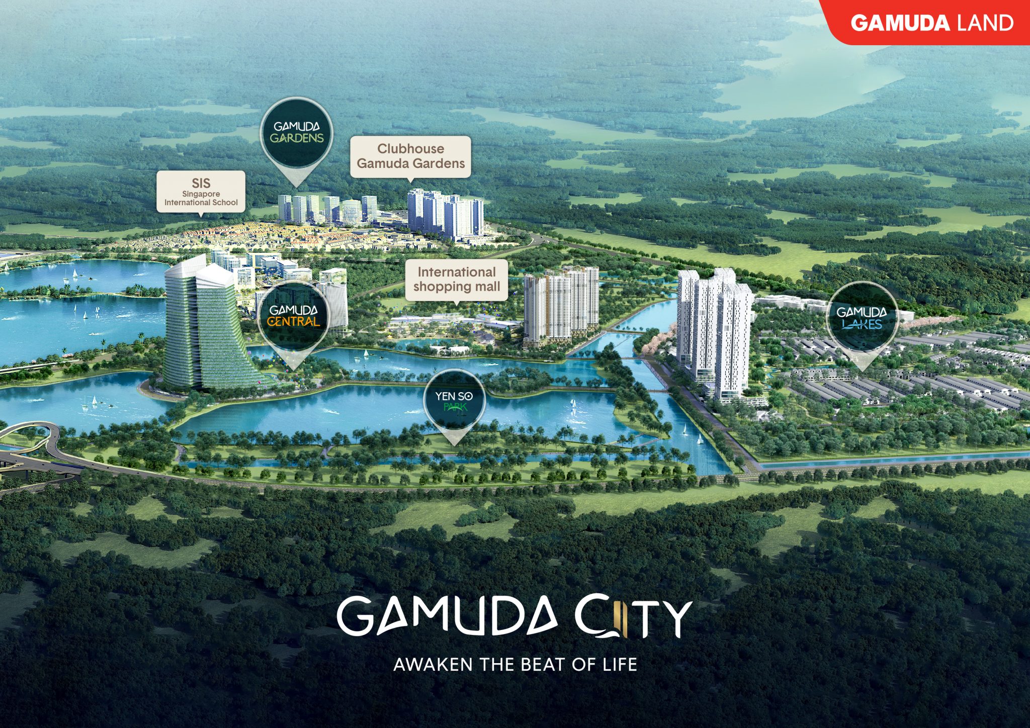 Quy hoạch tổng thể – Gamuda City
